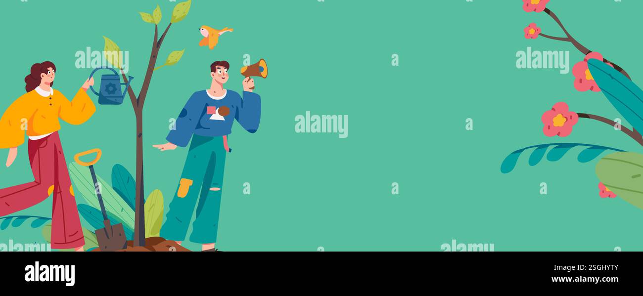 Flat character vector concept operation hand drawn illustration of ...