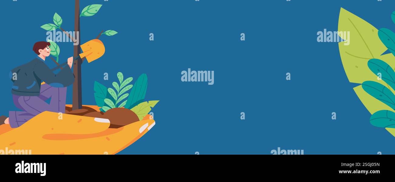 Flat character vector concept operation hand drawn illustration of ...