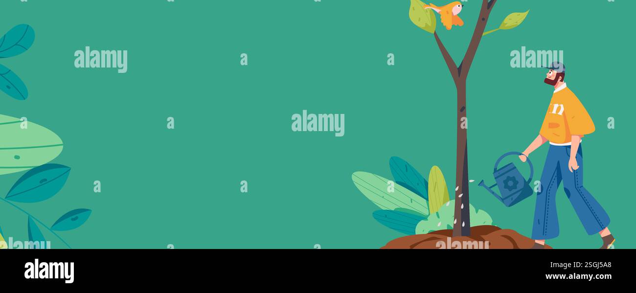 Flat character vector concept operation hand drawn illustration of ...