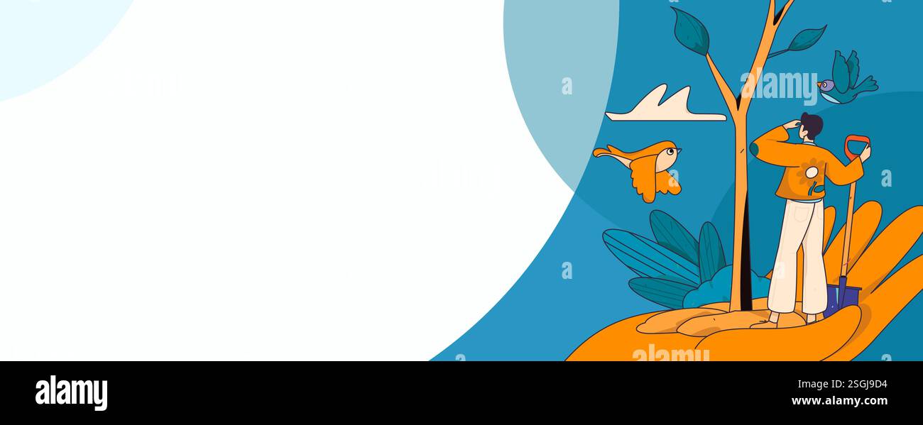 Flat character vector concept operation hand drawn illustration of ...