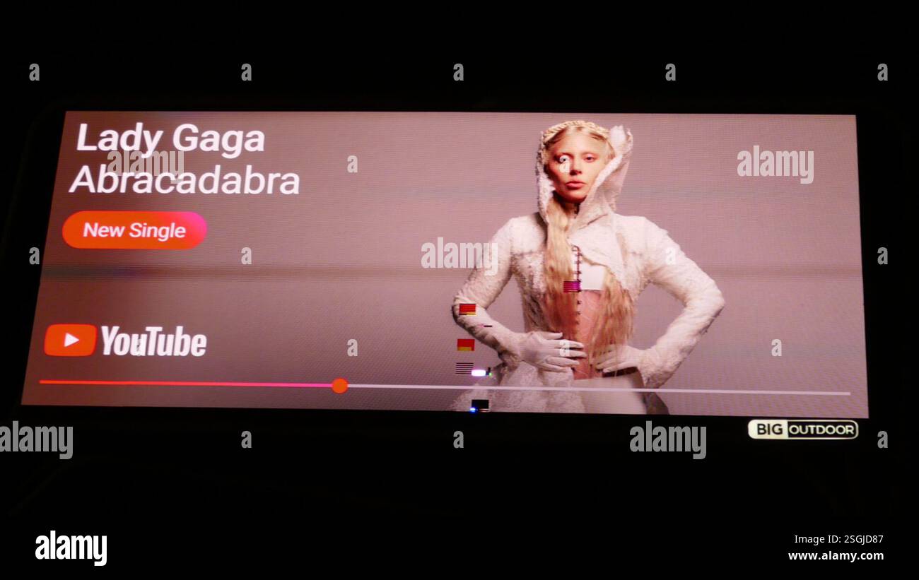 Los Angeles, California, USA 9th February 2025 Lady Gaga Abracadabra ...
