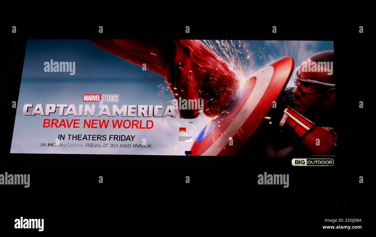 Los Angeles, California, USA 9th February 2025 Marvel Studios Captain ...