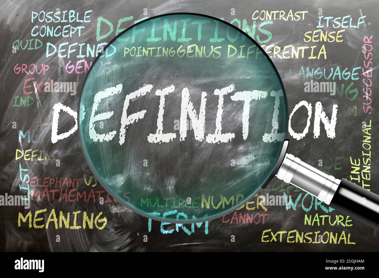 Definition being studied, examined - under close inspection. Most ...