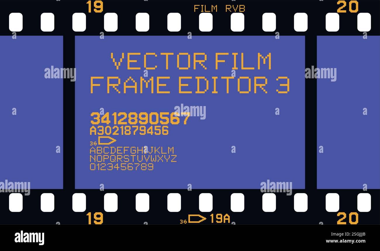 Film frame vector vectors hi-res stock photography and images - Alamy