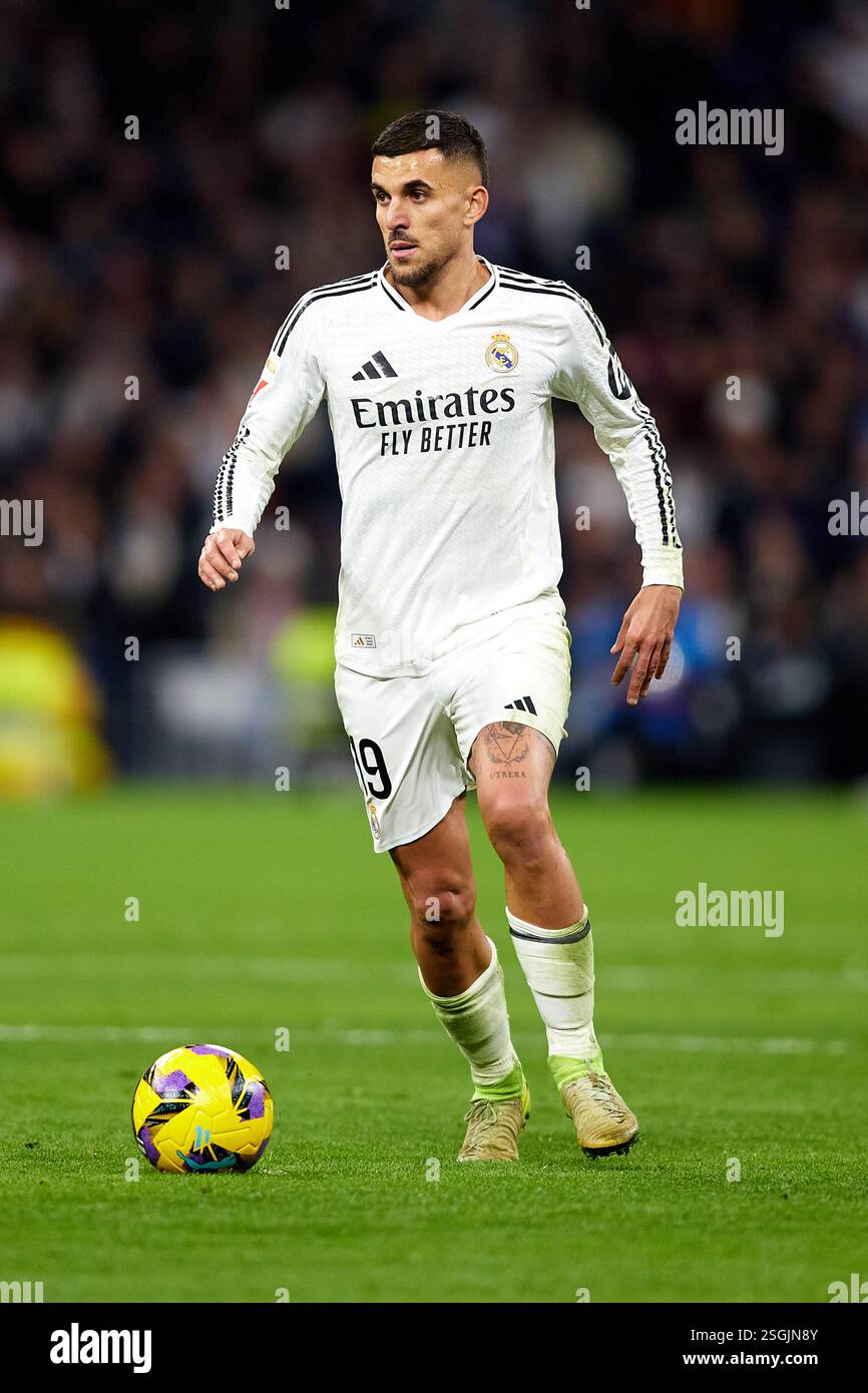 MADRID, SPAIN - FEBRUARY 08: Daniel Ceballos of Real Madrid during the ...