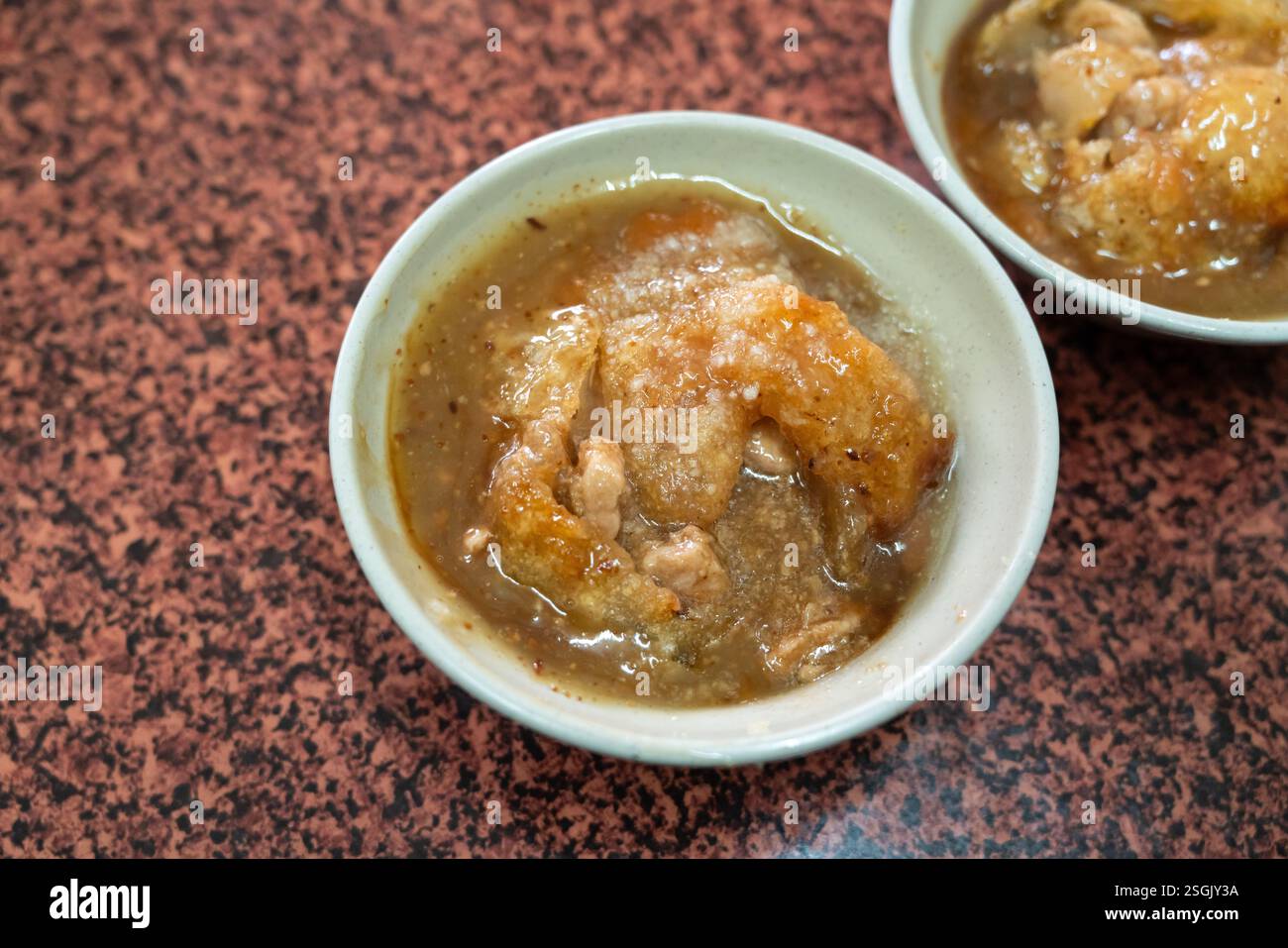 Taiwanese meatball - Delicious street food Bawan (Ba wan), steamed and ...