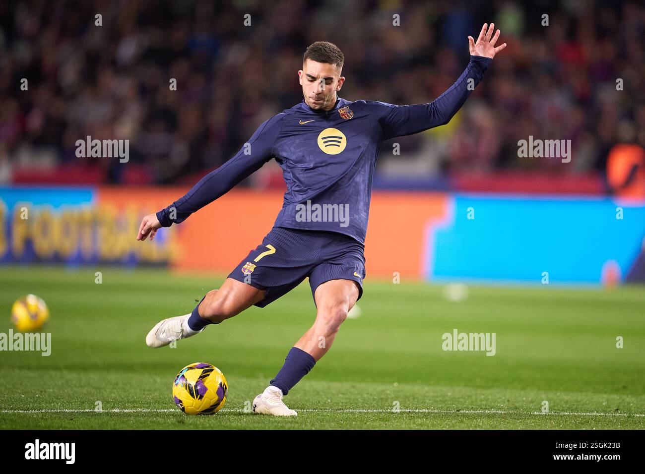 BARCELONA, SPAIN - JANUARY 26: Ferran Torres of FC Barcelona during the ...