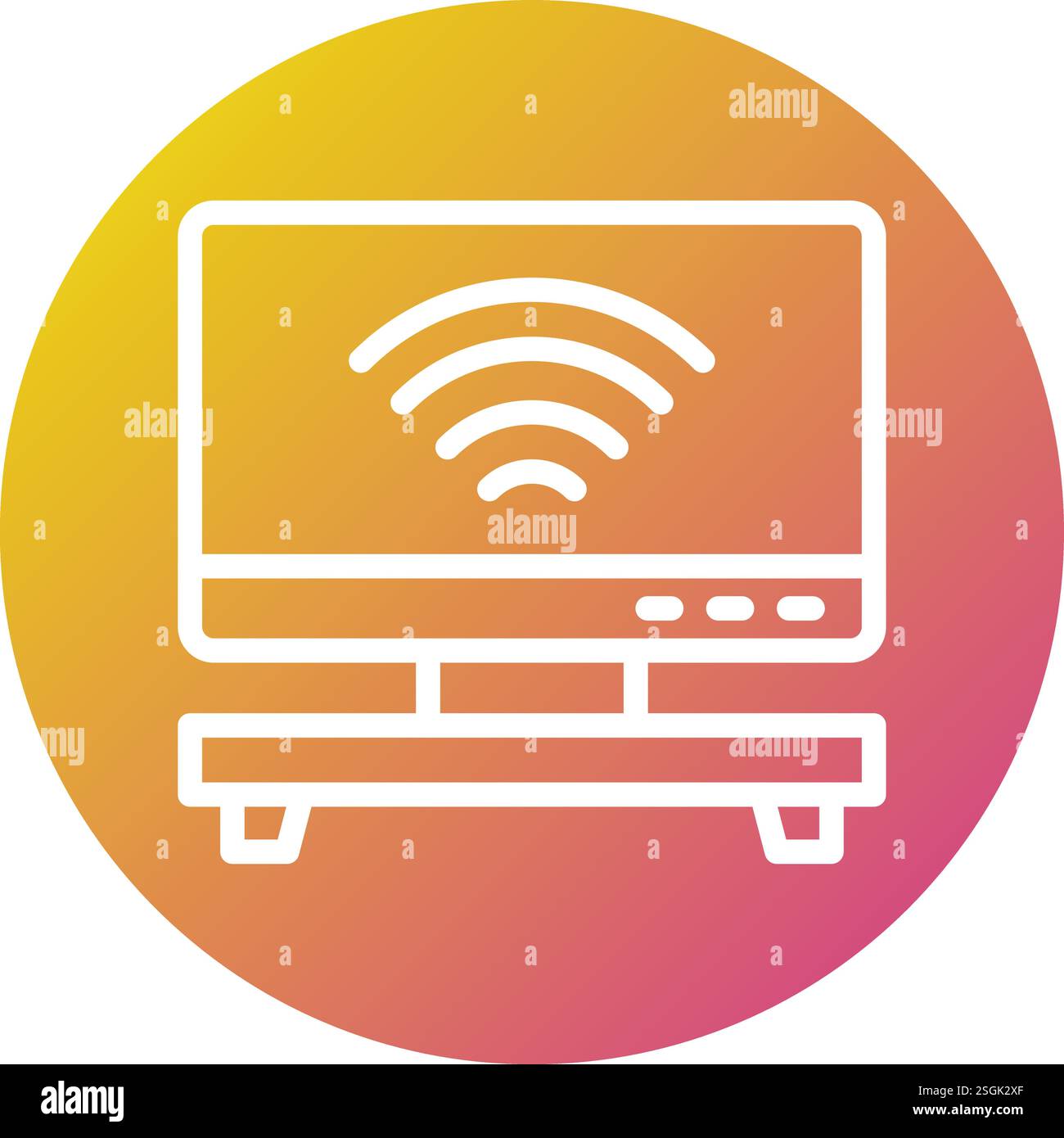 Smart tv vector hi-res stock photography and images - Alamy