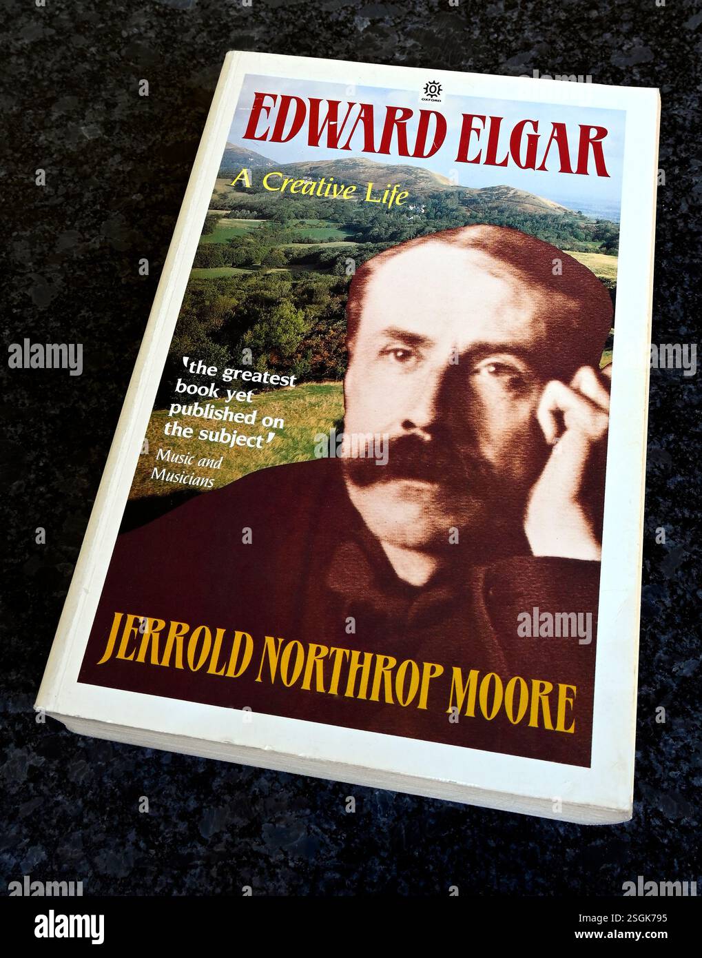 Book cover. "Edward Elgar A Creative Life" by Jerrold Northrop Moore ...