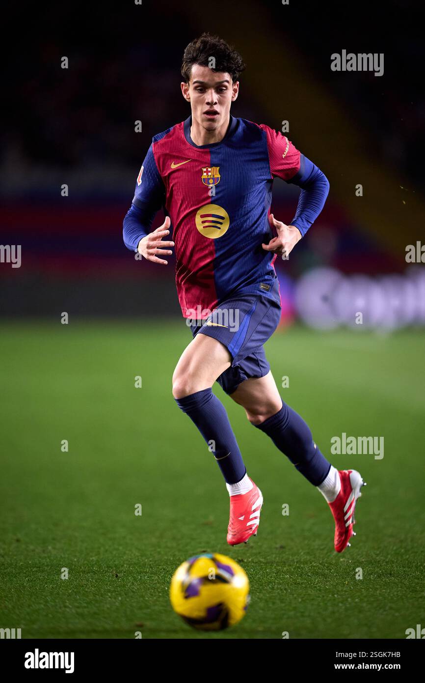 BARCELONA, SPAIN - JANUARY 26: Hector Fort of FC Barcelona during the ...