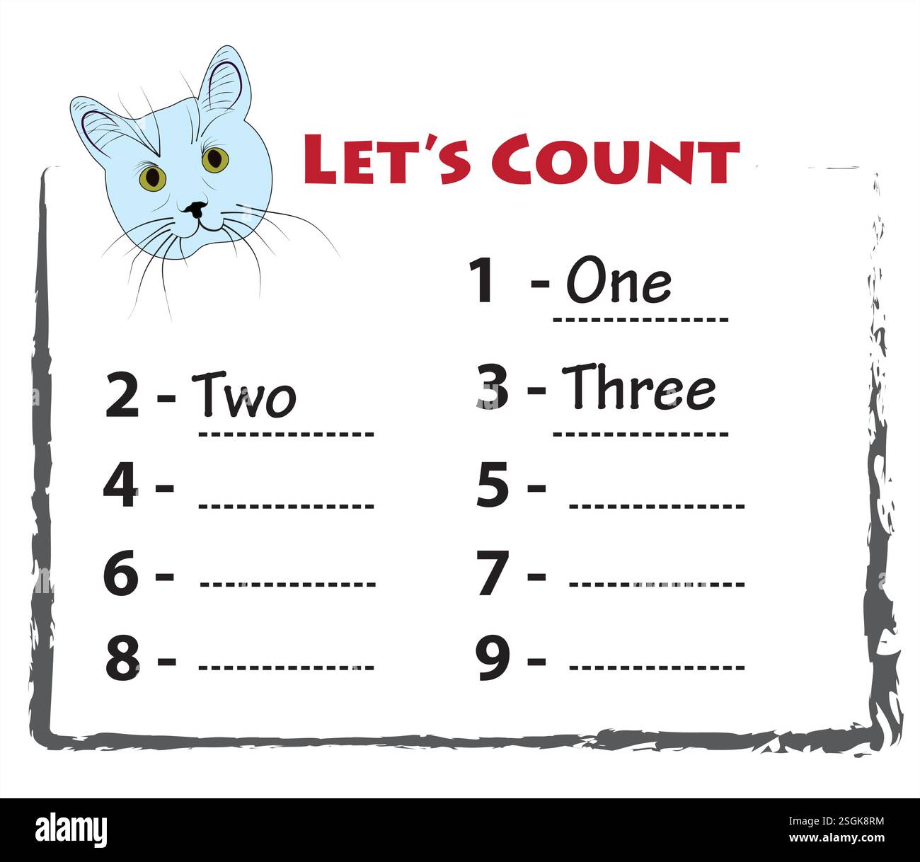 School teacher math count Stock Vector Images - Alamy