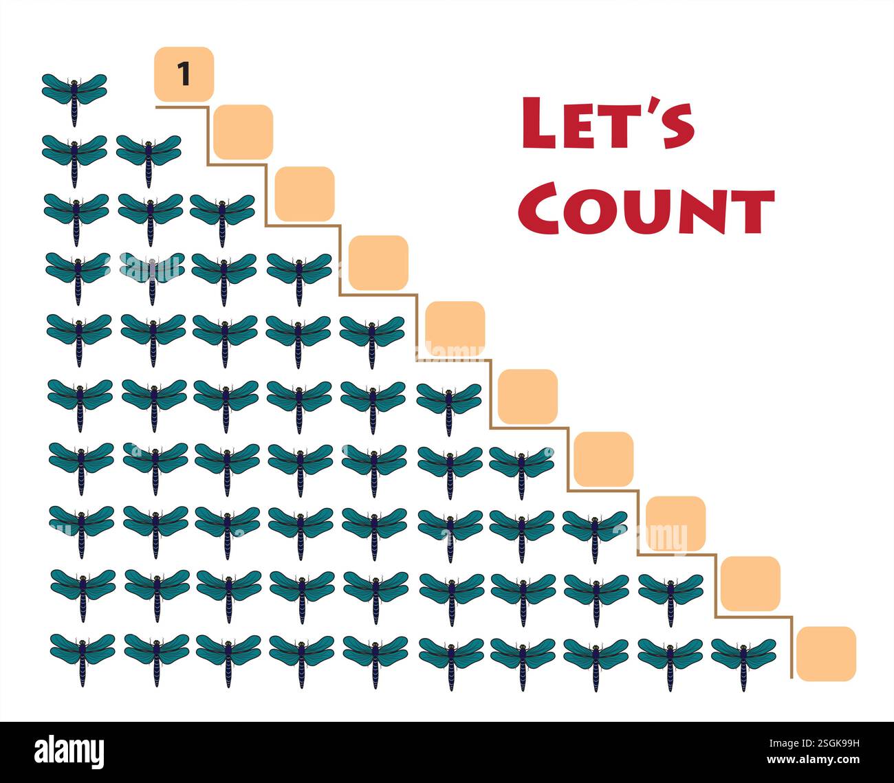 Math activity kids count hi-res stock photography and images - Alamy