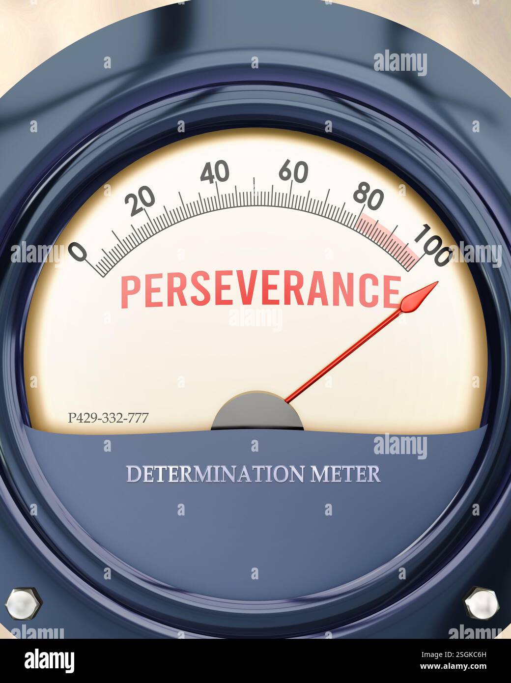 Perseverance and Determination Meter that is hitting a full scale ...