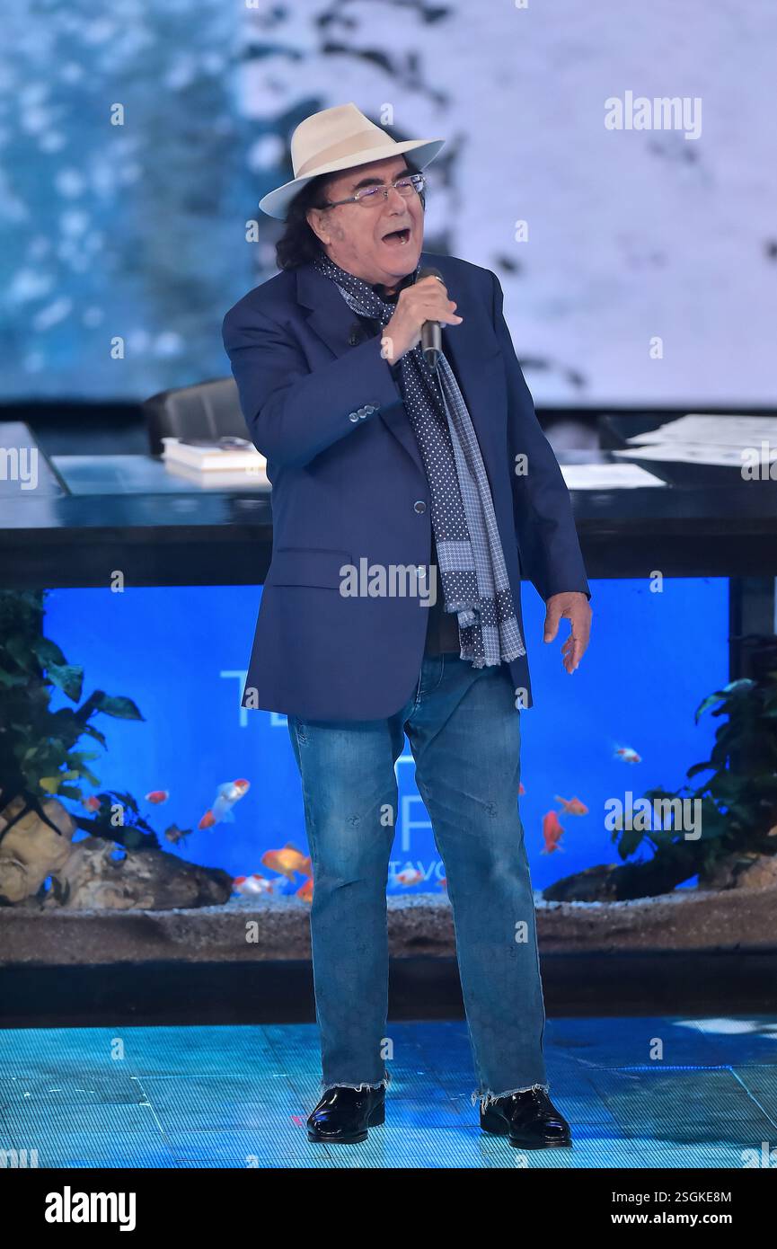 Albano Carrisi The singer Al Bano attends the Italian tv show -Che ...