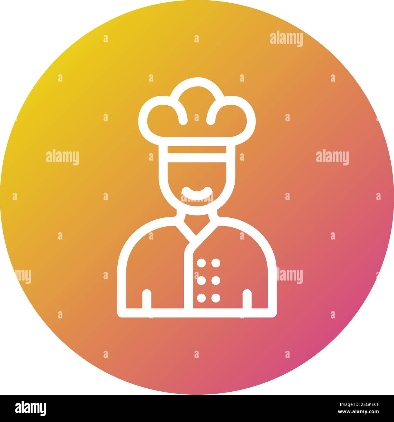Chef Vector Icon Design Illustration Stock Vector Image & Art - Alamy