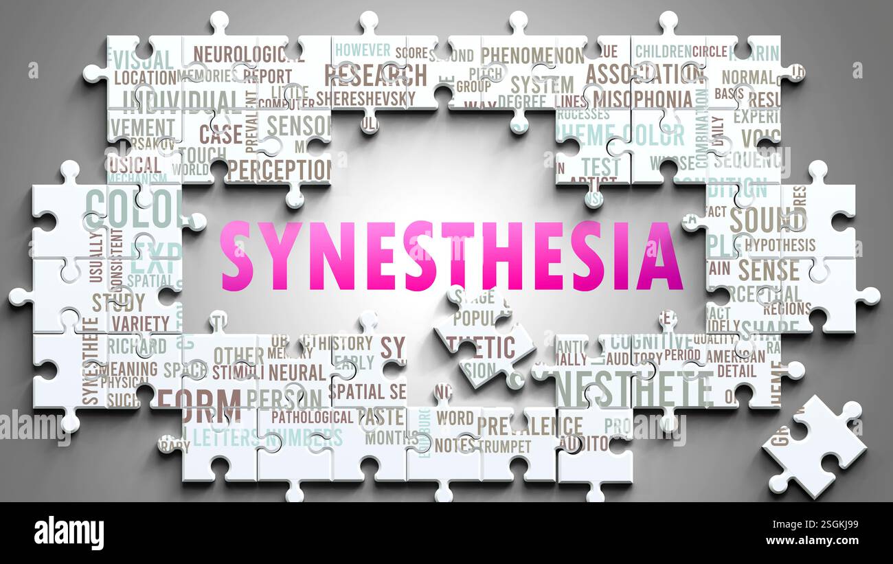 Synesthesia being a complex subject hi-res stock photography and images ...