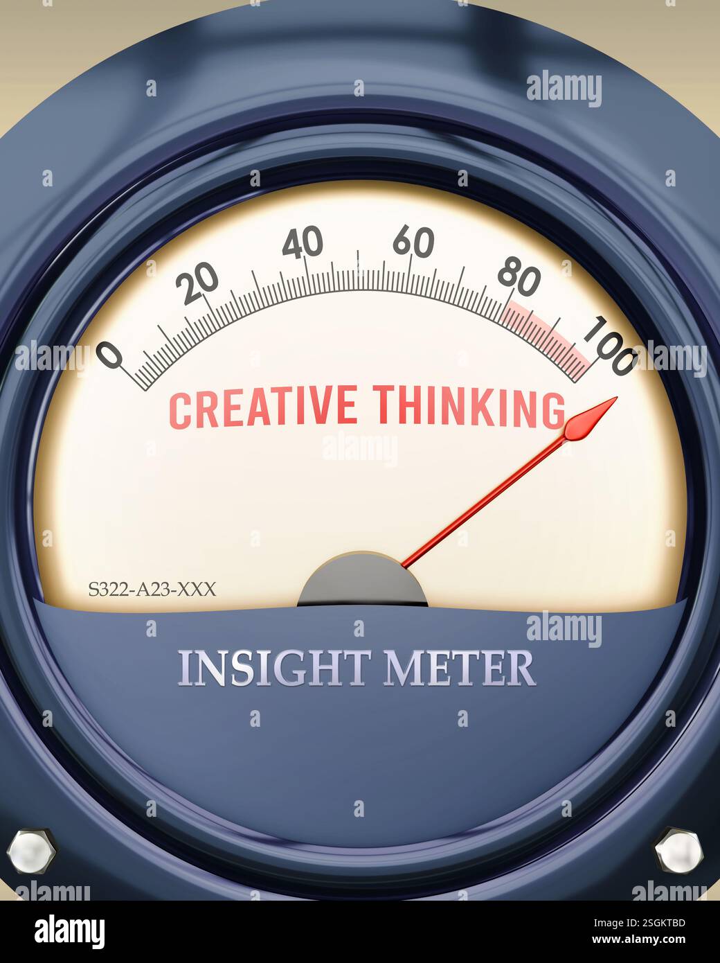 Creative Thinking and Insight Meter that is hitting a full scale ...