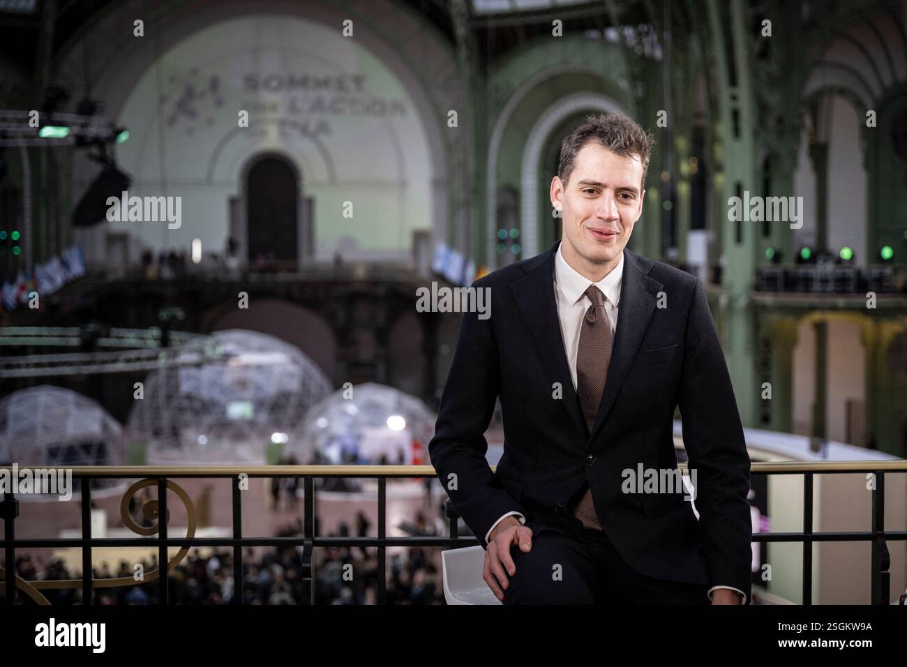 French founder of artificial intelligence start-up Mistral AI, Arthur ...