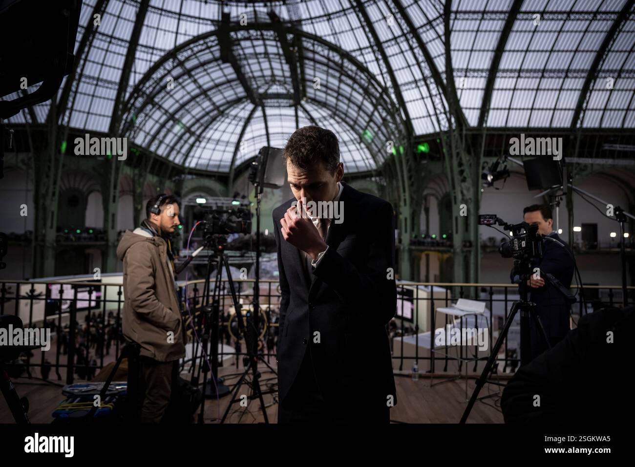 French founder of artificial intelligence start-up Mistral AI, Arthur ...