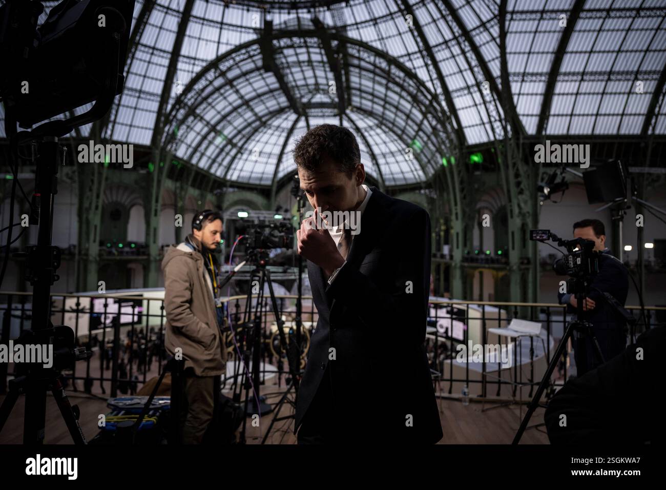 French founder of artificial intelligence start-up Mistral AI, Arthur ...