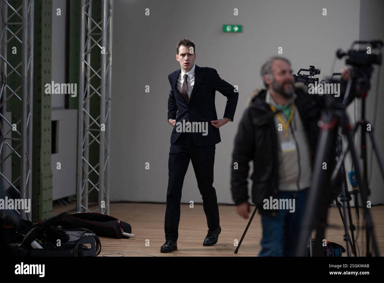 French founder of artificial intelligence start-up Mistral AI, Arthur ...