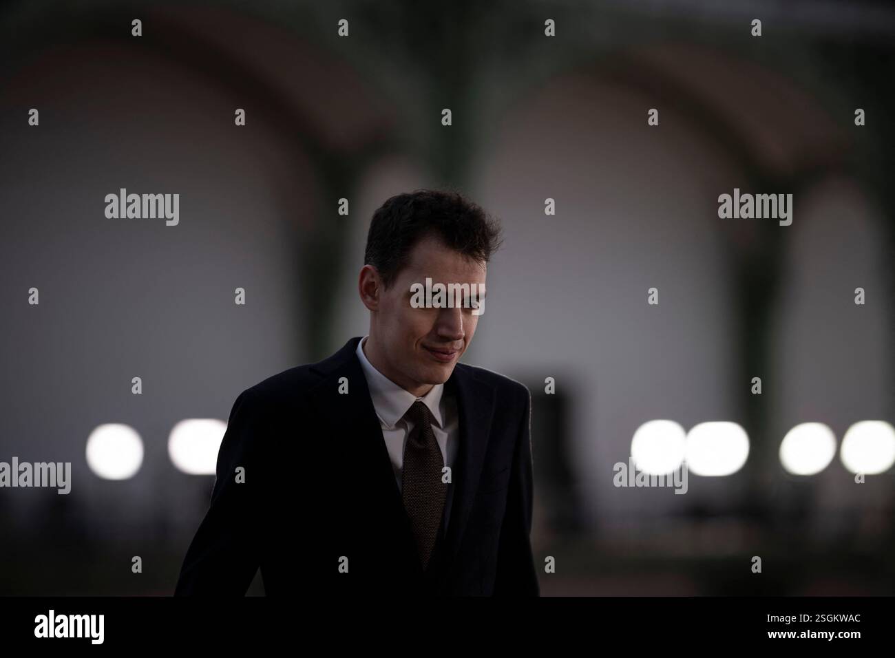 French founder of artificial intelligence start-up Mistral AI, Arthur ...