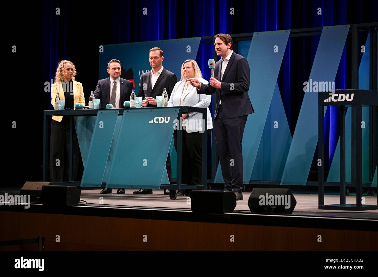 Singen Kreis Konstanz 05.02.2025 CDU Wahlkampf - Termin mit ...