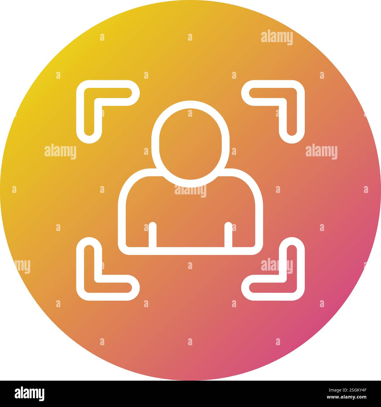 Thin line frame design Cut Out Stock Images & Pictures - Alamy