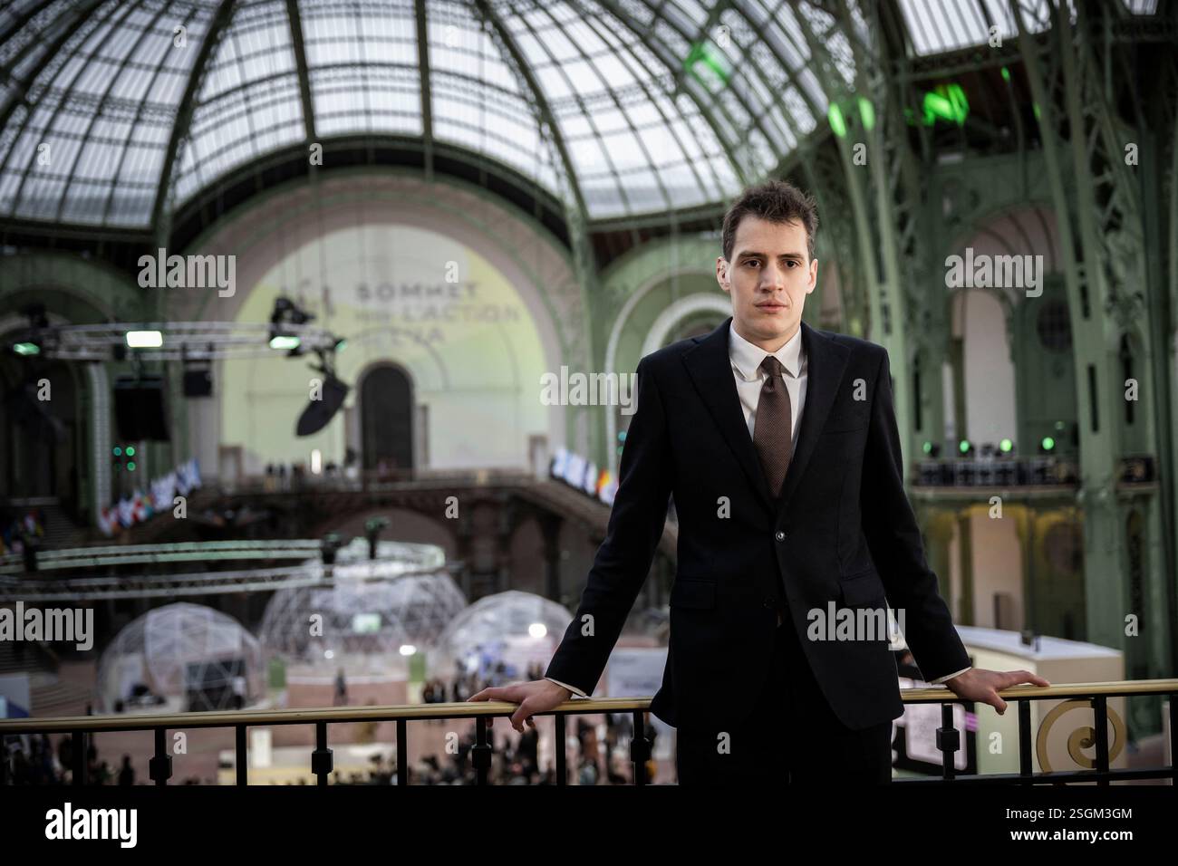 French founder of artificial intelligence start-up Mistral AI, Arthur ...