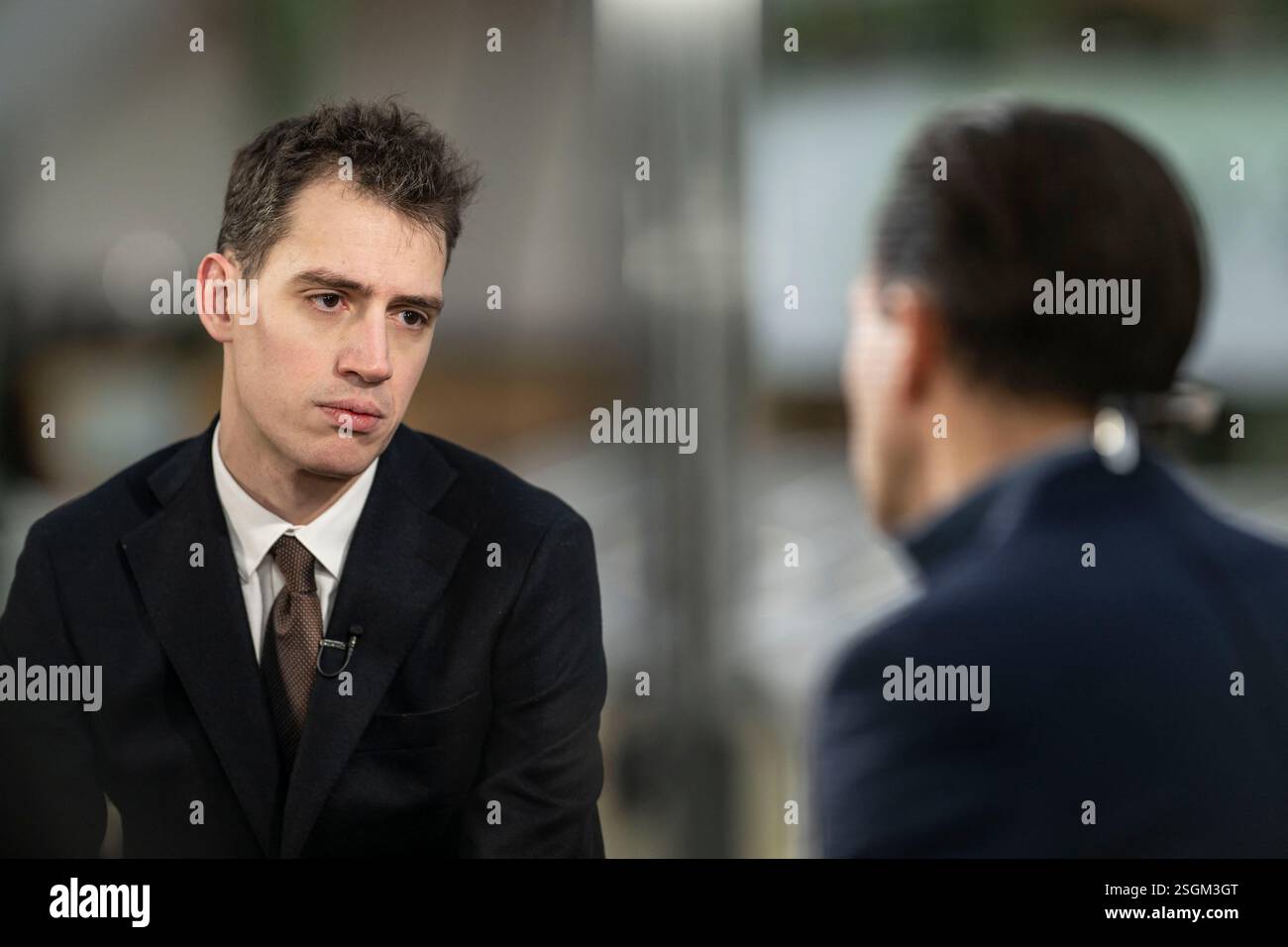 French founder of artificial intelligence start-up Mistral AI, Arthur ...