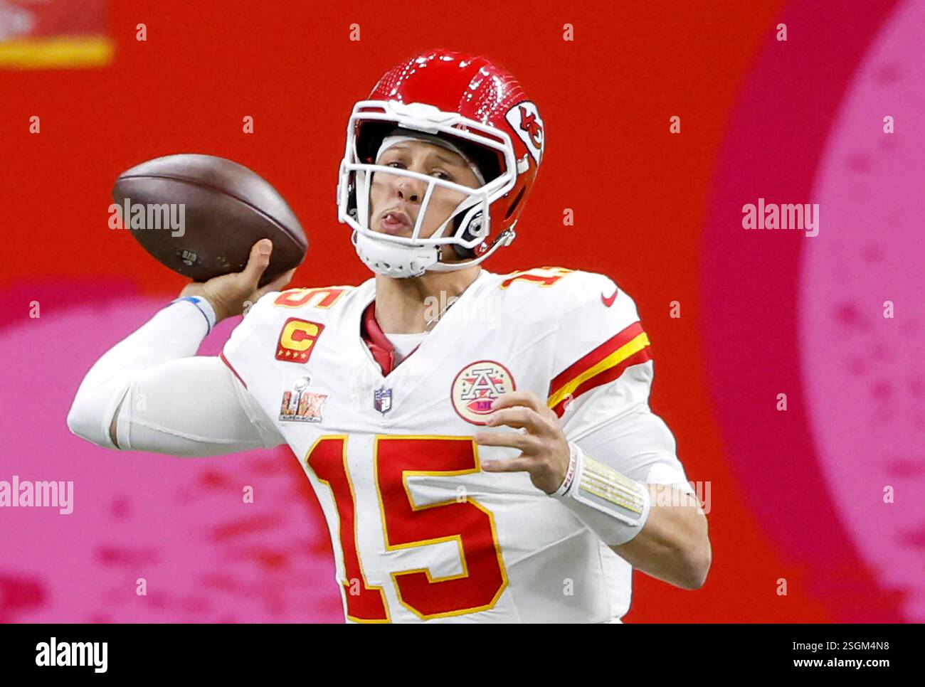 New Orleans, United States. 09th Feb, 2025. Kansas City Chiefs ...