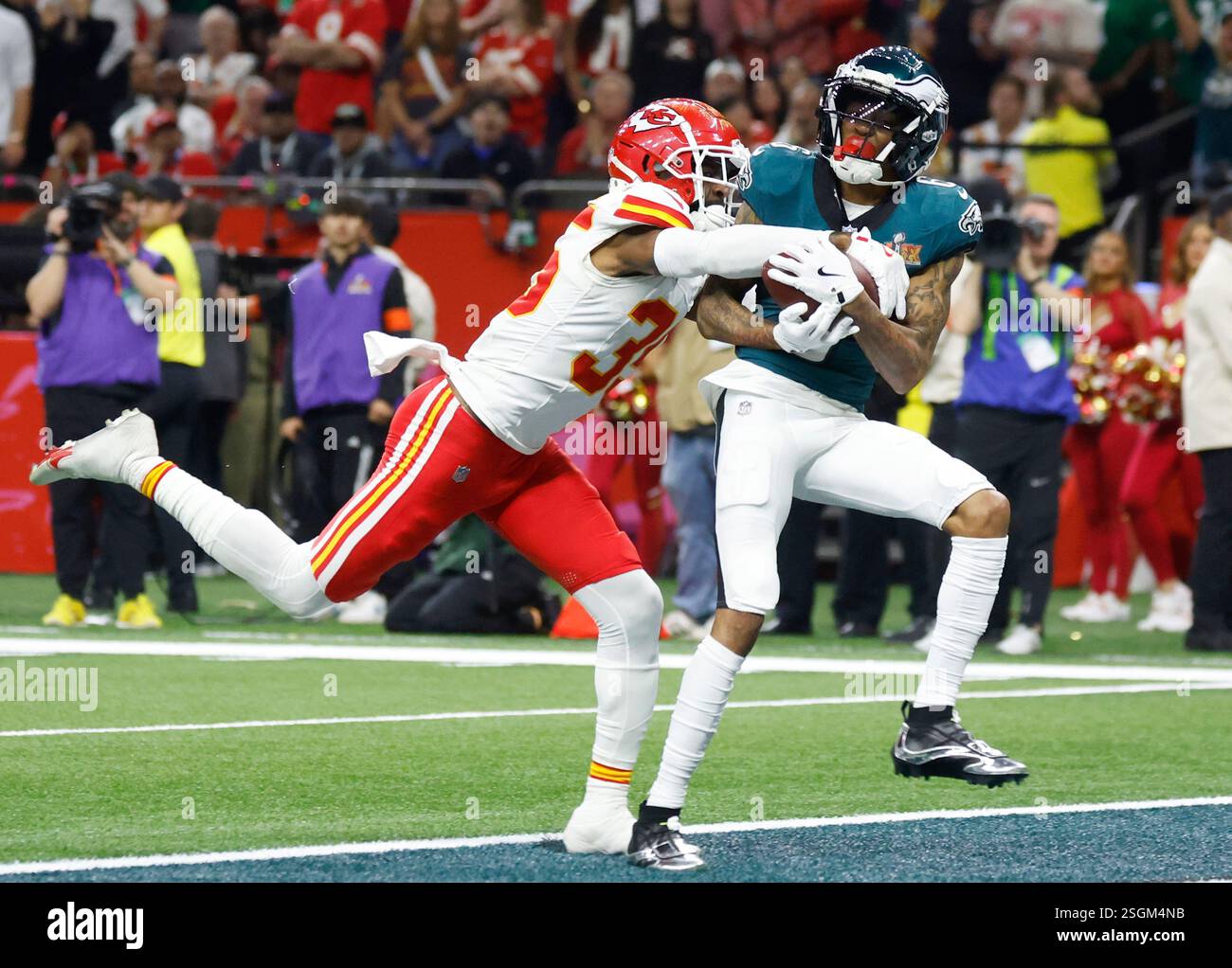 New Orleans, United States. 09th Feb, 2025. Philadelphia Eagles wide ...