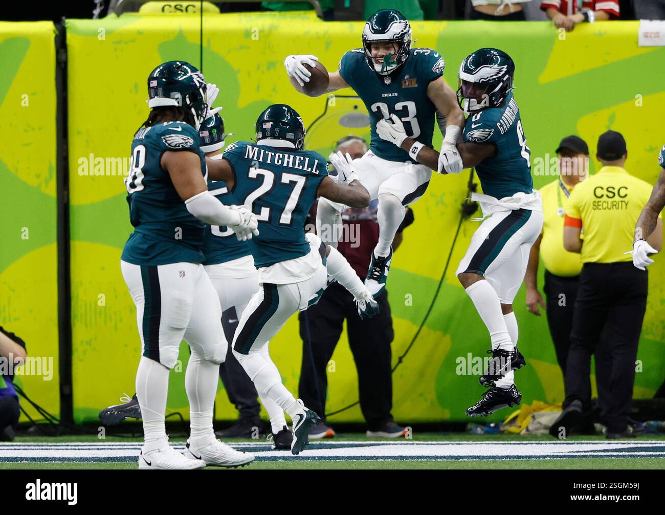 New Orleans, United States. 09th Feb, 2025. Philadelphia Eagles ...