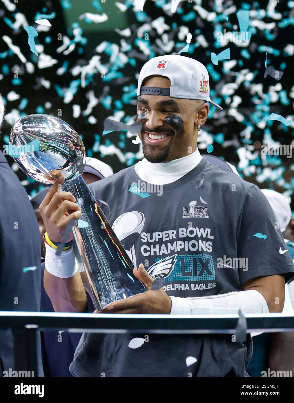 New Orleans, United States. 09th Feb, 2025. Philadelphia Eagles ...