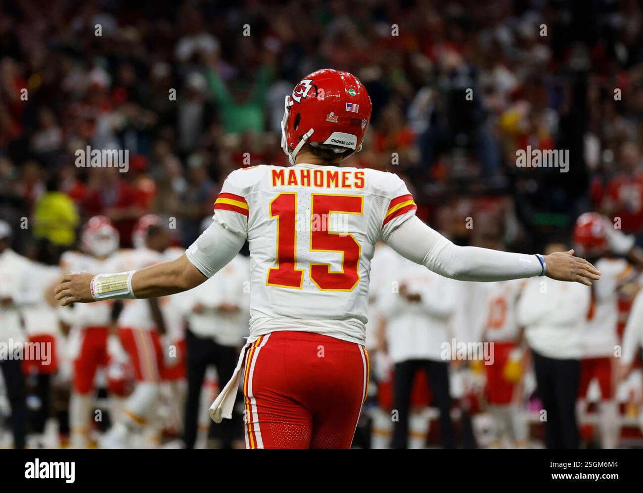 New Orleans, United States. 09th Feb, 2025. Kansas City Chiefs ...