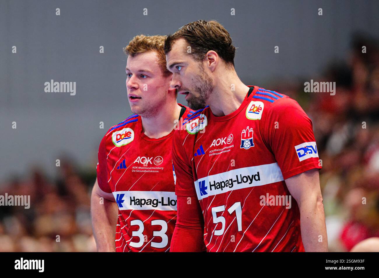 Moritz Sauter (Handball Sport Verein Hamburg, #33), Casper U. Mortensen ...