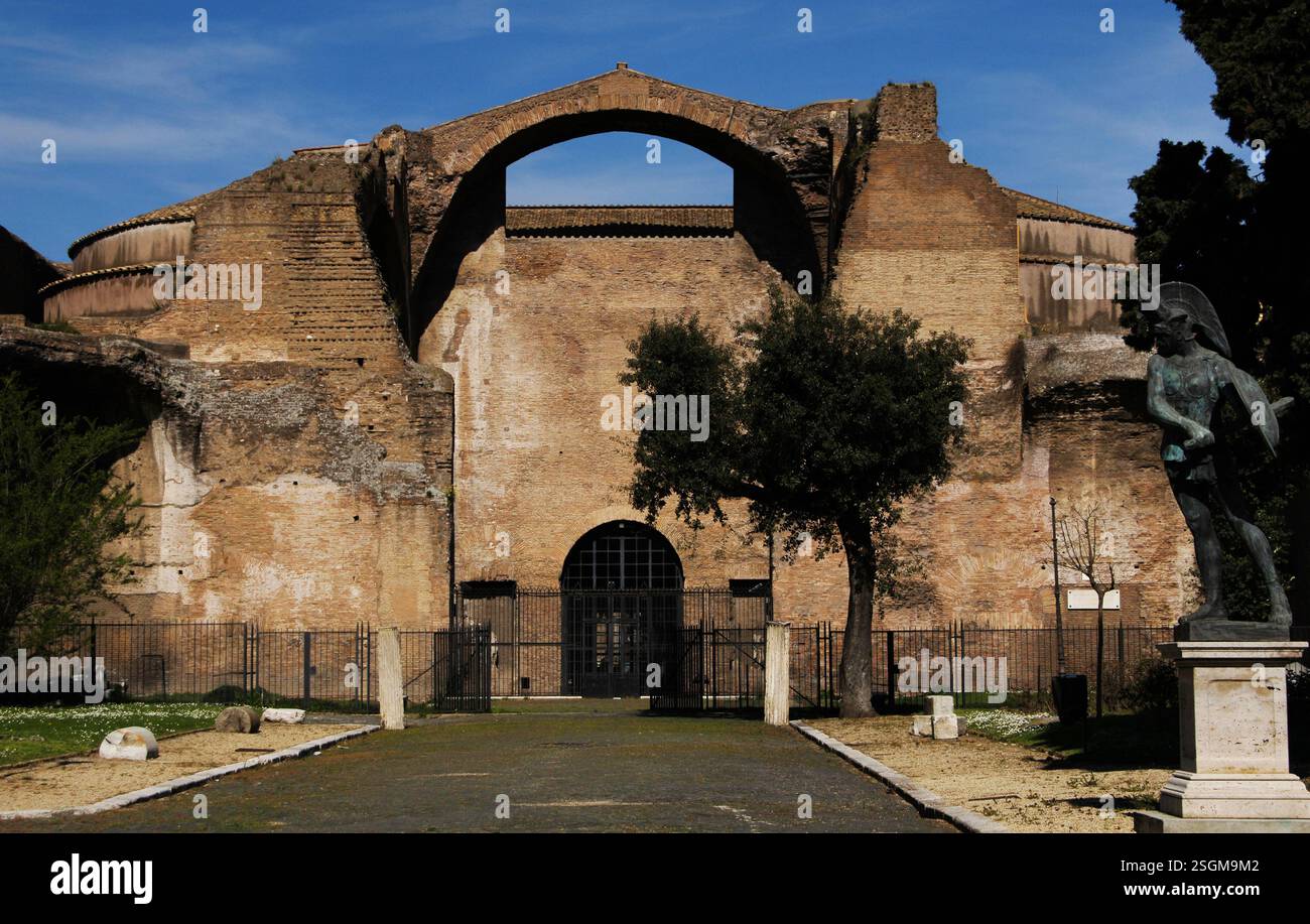 Exterior of Baths of Diocletian, National Roman Museum, Rome, Italy ...