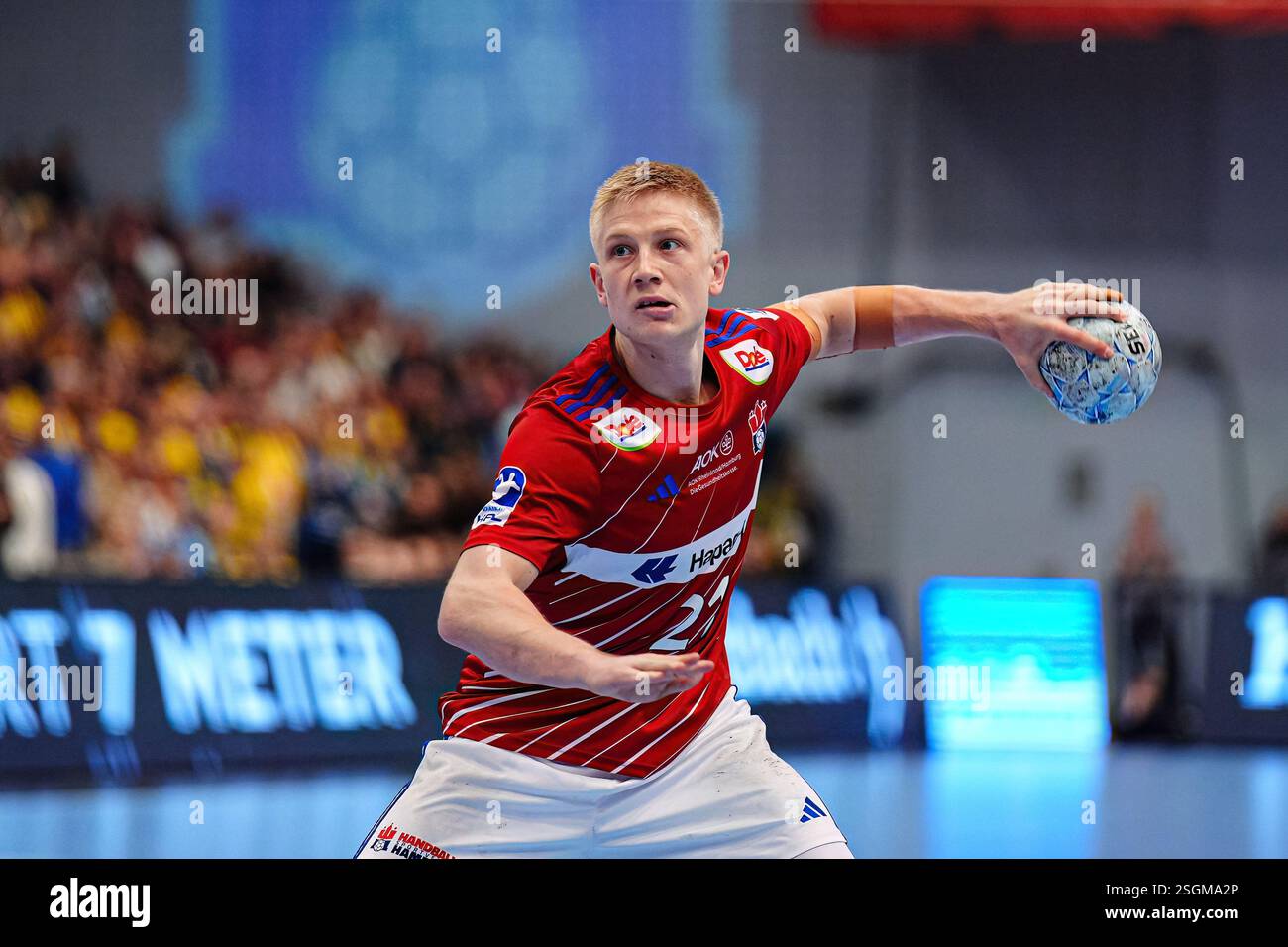 7 Meter Wurf/Tor Frederik Bo Andersen (Handball Sport Verein Hamburg ...