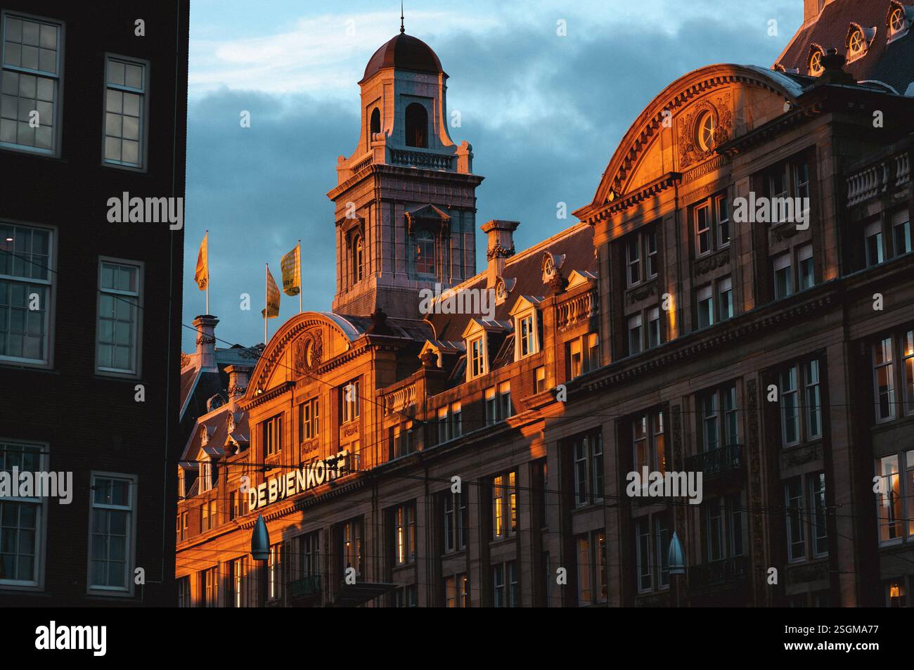 Amsterdam architecture, building facade, street photo Stock Photo - Alamy