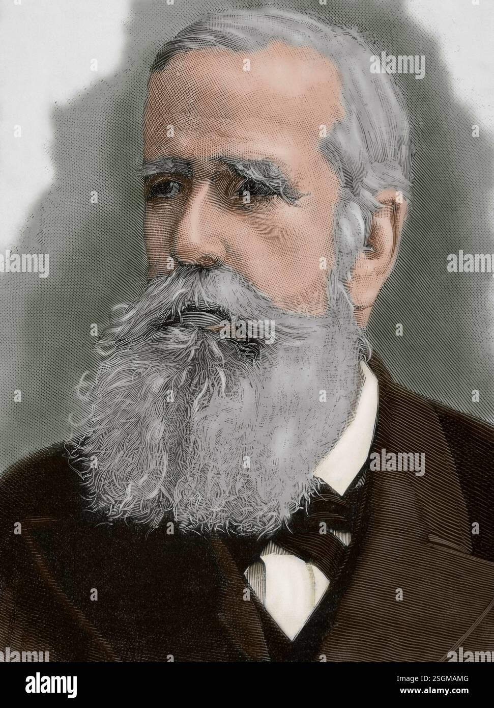 Pedro II of Brazil (1825-1891), the Magnanimous. Second and last ruler ...