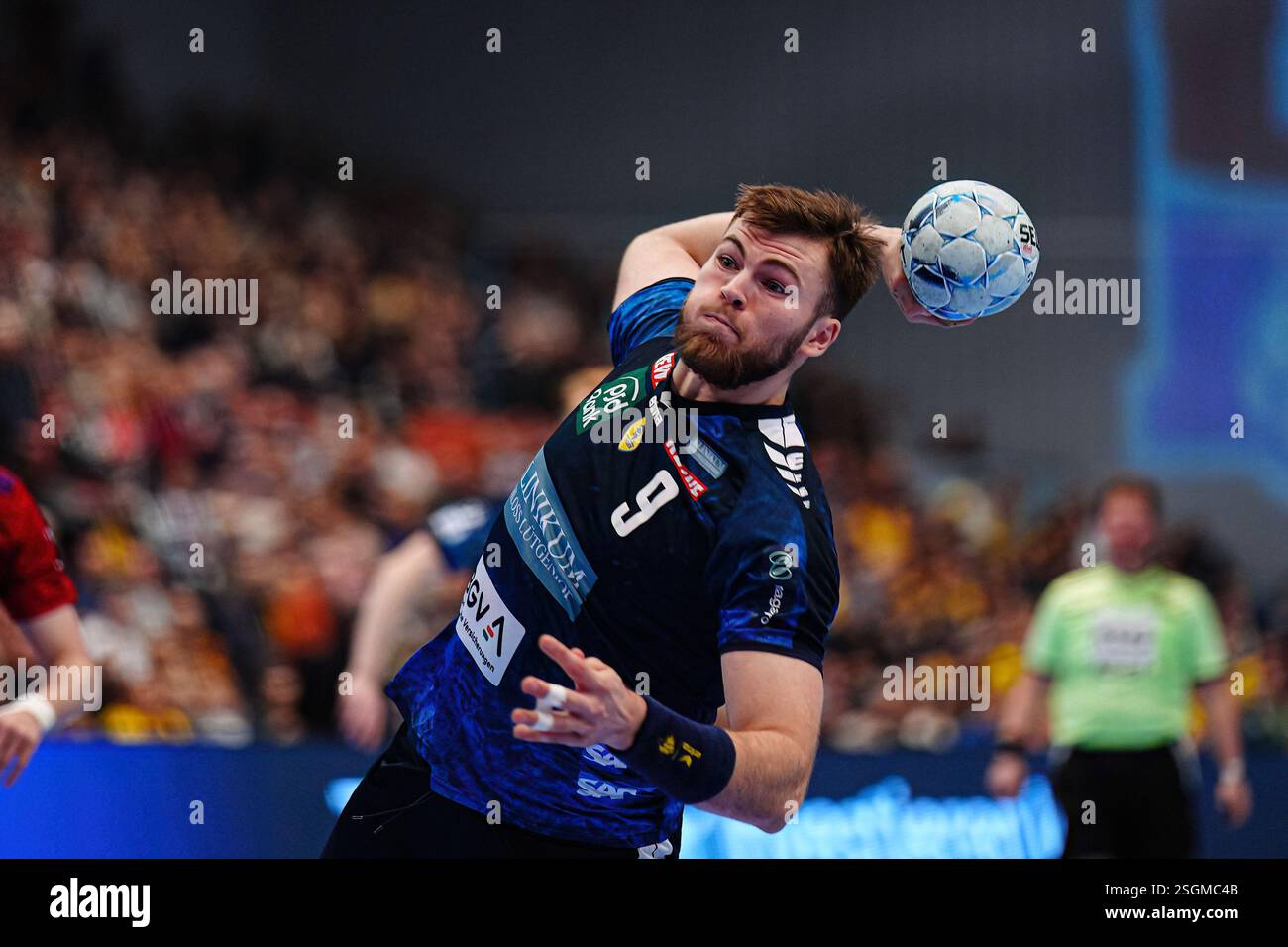 Wurf/Tor Steven Plucnar Jacobsen (Rhein-Neckar Loewen, #09) GER ...