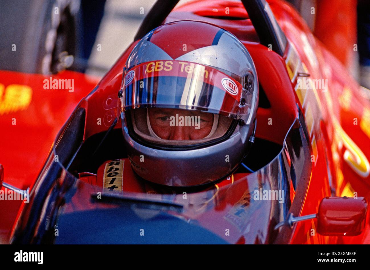 Mario Andretti on the starting line of the Indy 500 race in ...