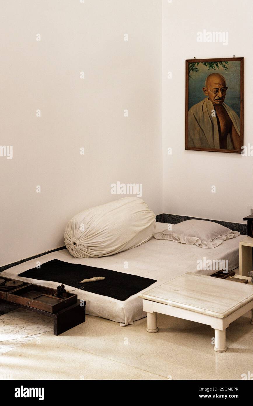 Mahatma Gandhi Memorial Museum, New Delhi, India, 2023. Gandhi's ...