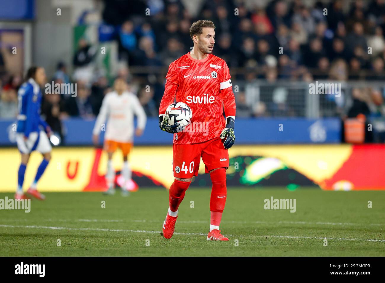 Strasbourg, France. 09th Feb, 2025. 40 Benjamin LECOMTE (mhsc) during ...