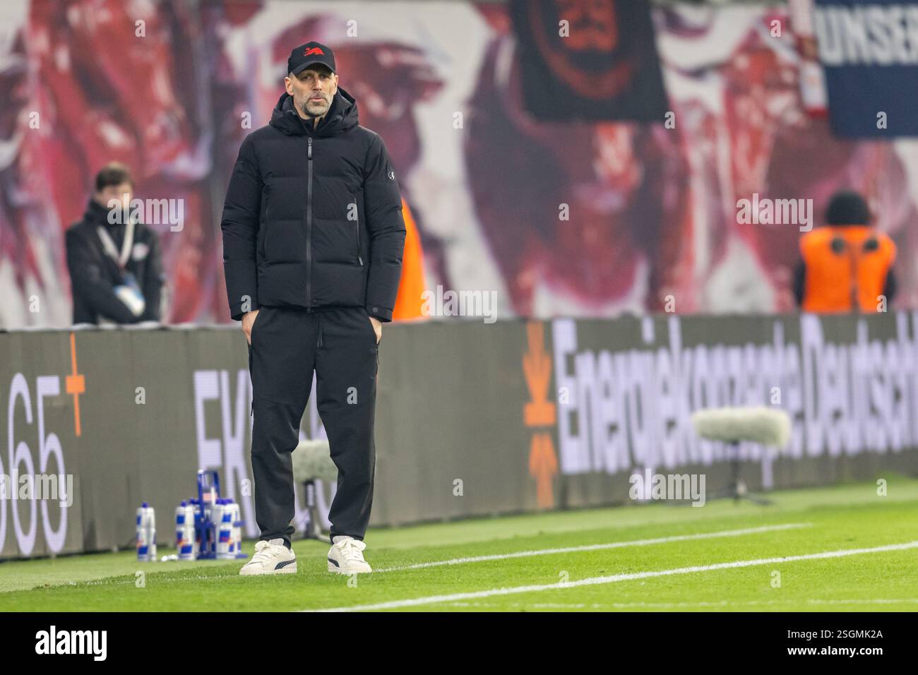 Leipzig, Germany. 09th Feb, 2025. Head coach Marco Rose of RB Leipzig ...