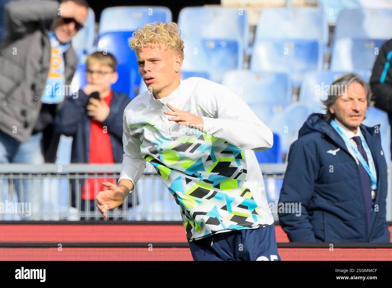 Roma, Italia. 09th Feb, 2025. Lazio's Oliver Provstgaard during the ...