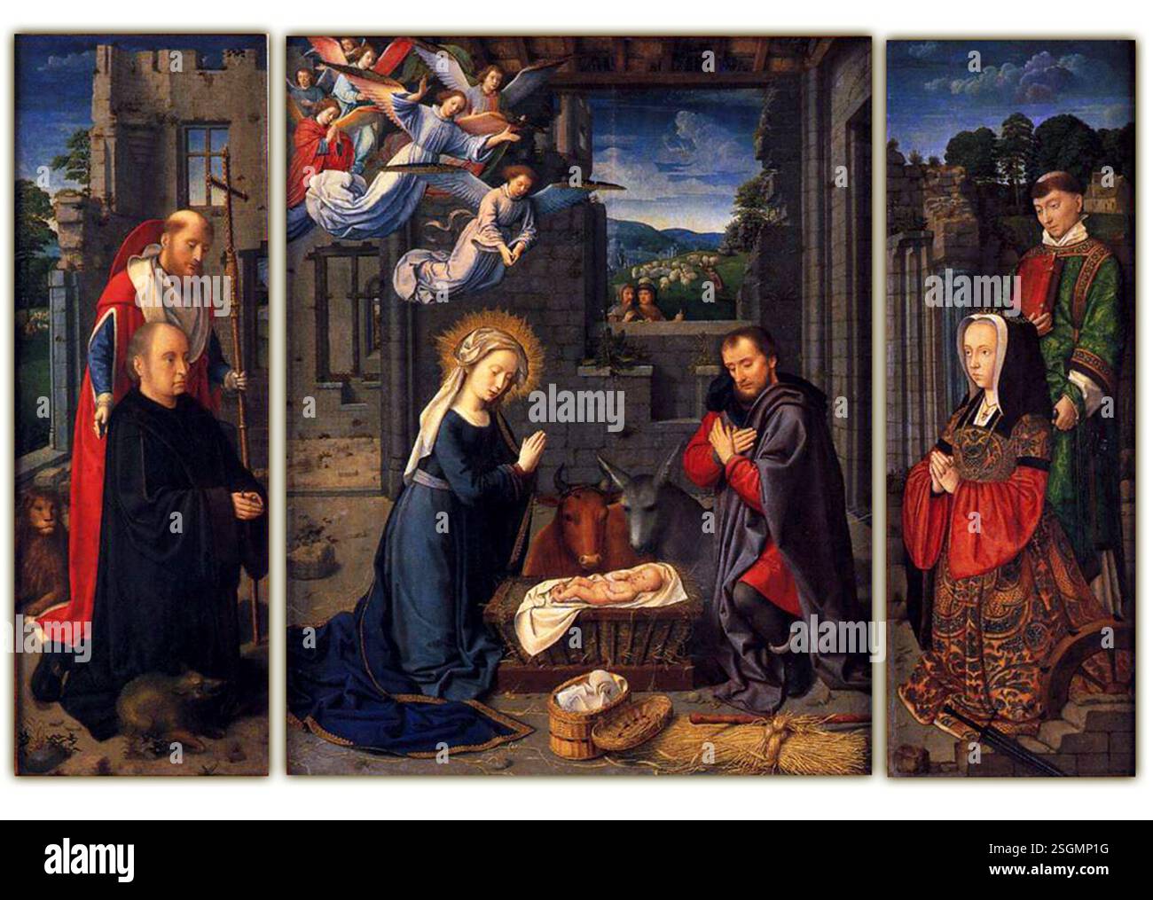 Gerard david nativity painting art artwork hi-res stock photography and images - Alamy