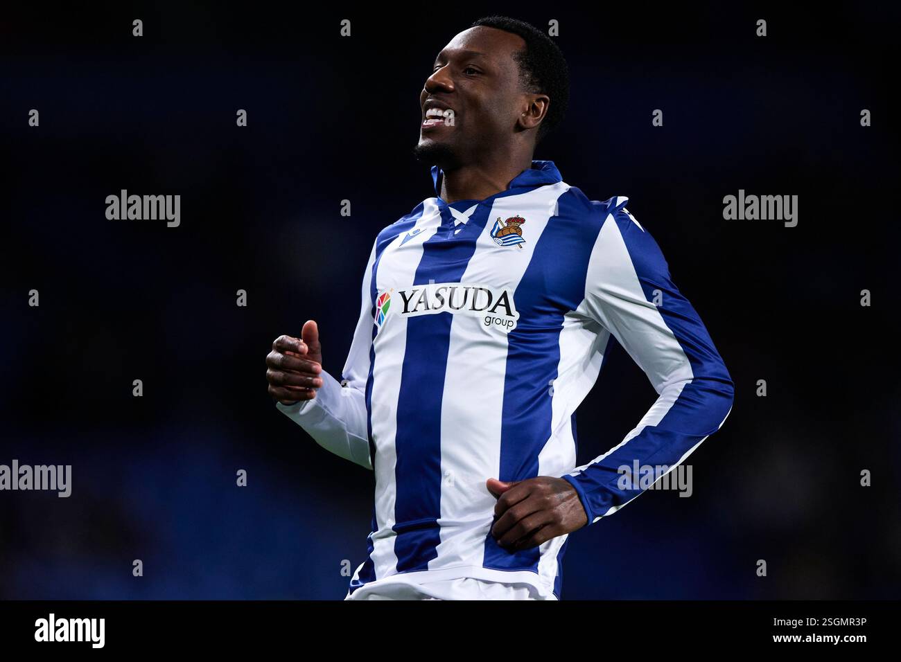 Sheraldo Becker of Real Sociedad looks on during the UEFA Europa League ...