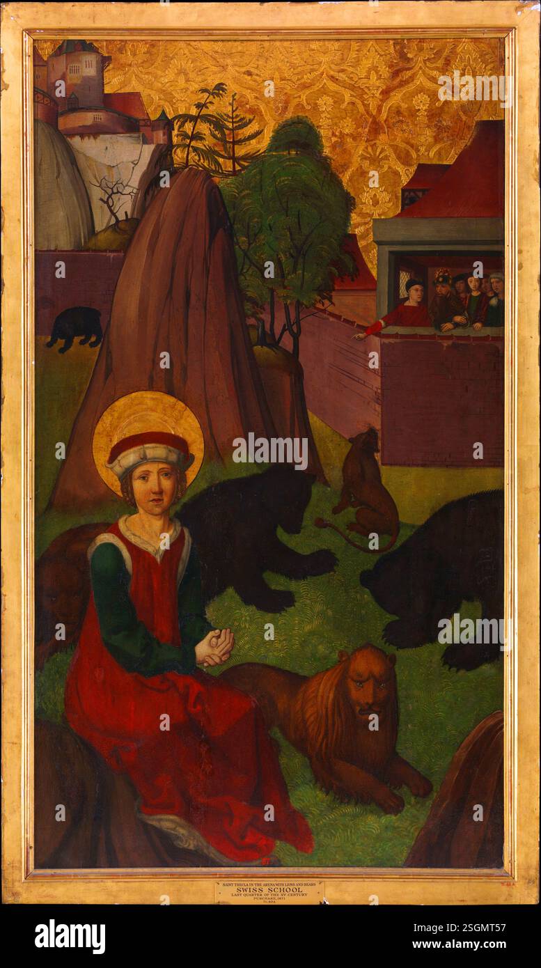 Saint Agapitus of Praeneste in the Arena; (interior) The Beheading of ...