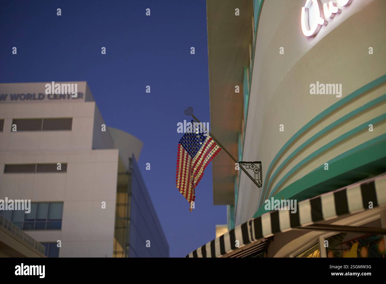 Miami neon backdrop hi-res stock photography and images - Alamy